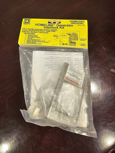 Square D HOMCGK2C Homeline Cover Generator and Breaker Interlock Kit ...