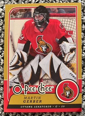 2008-09 MARTIN GERBER O-PEE-CHEE GOLD FOIL PARALLEL INSERT CARD #244 ...