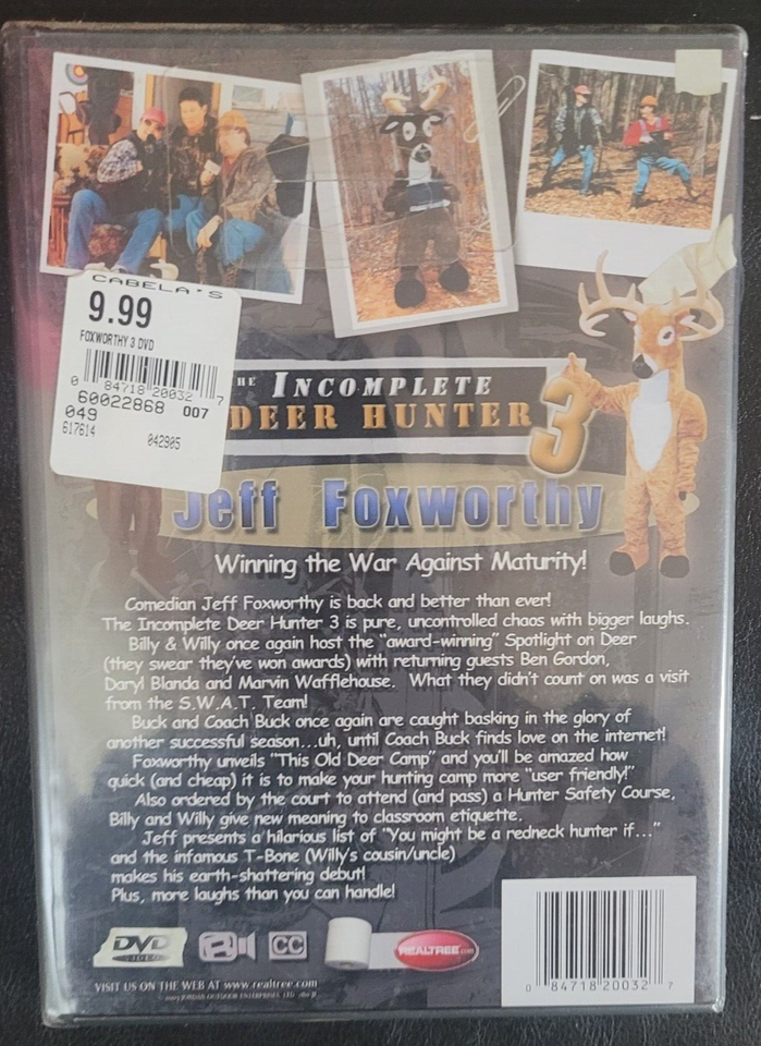 The Incomplete Deer Hunter 3 with Jeff Foxworthy Realtree Presents | eBay