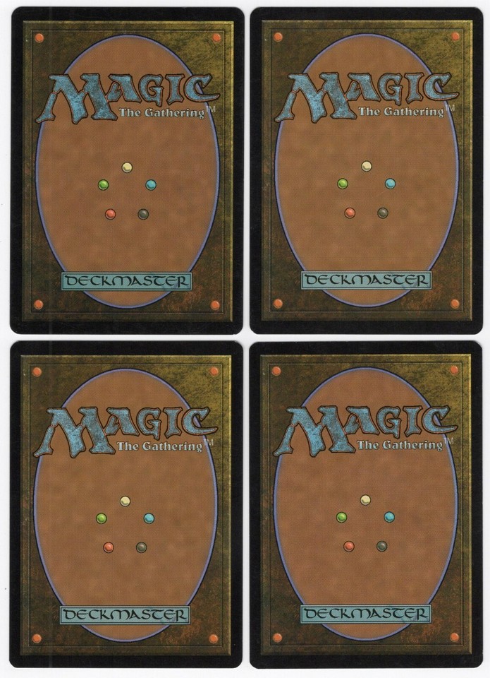Words of Wind x4 4x 2002 Onslaught PLAYSET Blue Rare Enchantment MTG SP ...