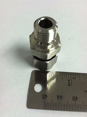 Parker 6-2 FBZ-SS, SS-600-1-2 Male Adapter, Tube to Pipe, 3/8" x 1/8 ...