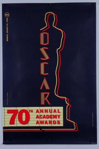 70th ACADEMY AWARDS - THE OSCARS 1998 Original Movie Poster | eBay