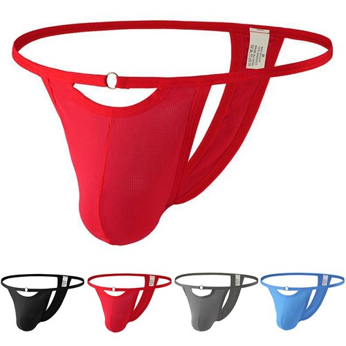 Daily Wear Sexy Night Front Opening Thong Bulge Pouch Low Rise Cut ...