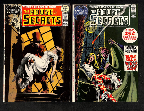 House of Secrets #93, 94, Classic Bernie Wrightson Cover 1971 (CZ) 138 ...