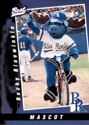 1997 Wilmington Blue Rocks Team Issue #30 Rocky Bluewinkle Mascot ...
