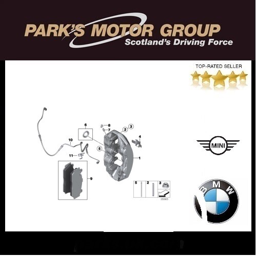 Genuine BMW 34112284869 Front Brake Pads for sale online | eBay