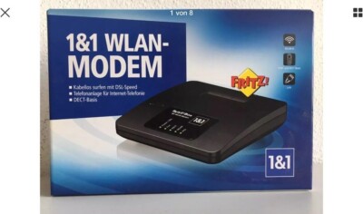 AVM FRITZBox Fon WLAN 7312 300 Mbps - KOMPLETT! Schnellversand ...
