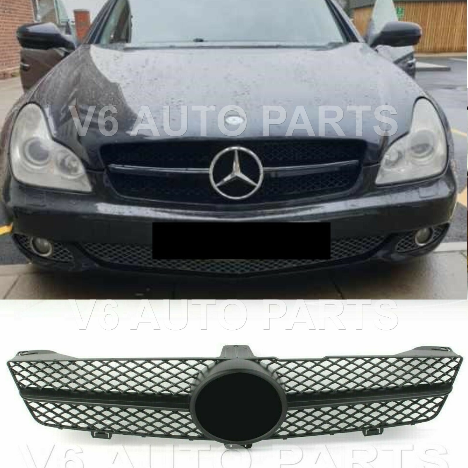 For Mercedes CLS-Class C219 CLS500 CLS63 AMG Grill Front Radiator ...