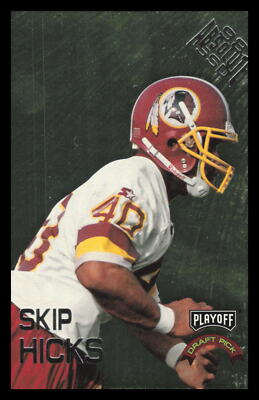 1998 Playoff Absolute SSD Hobby Skip Hicks #24 Draft Picks Redskins 3I ...