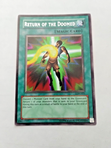 Yu-Gi-Oh! TCG Return of the Doomed Labyrinth of Nightmare LON-021 ...