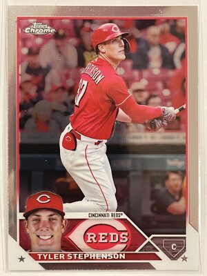 2023 Topps Chrome Tyler Stephenson #162 Baseball Cincinnati Reds | eBay