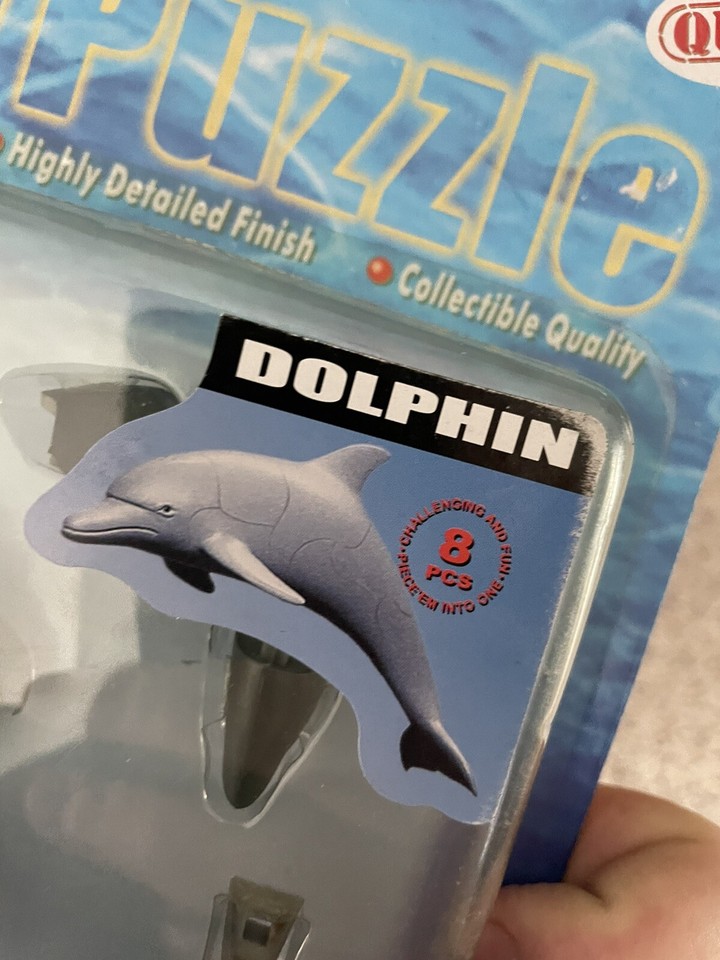 Dolphin • 4D Puzzle 8pcs QUAY Toy Figure Buildable Fish Animal Sealed ...