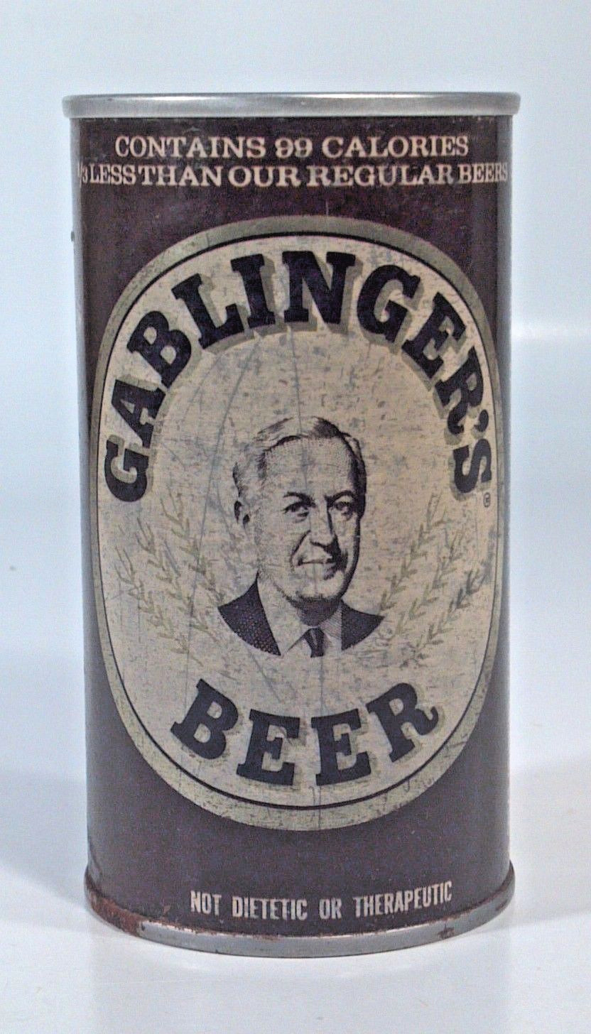 Vintage Gablinger's Beer 12oz Can Straight Steel Forrest Brewing NYC ...