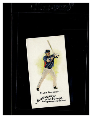 2008 Topps Allen & Ginter #322 Hank Blalock Mini | eBay