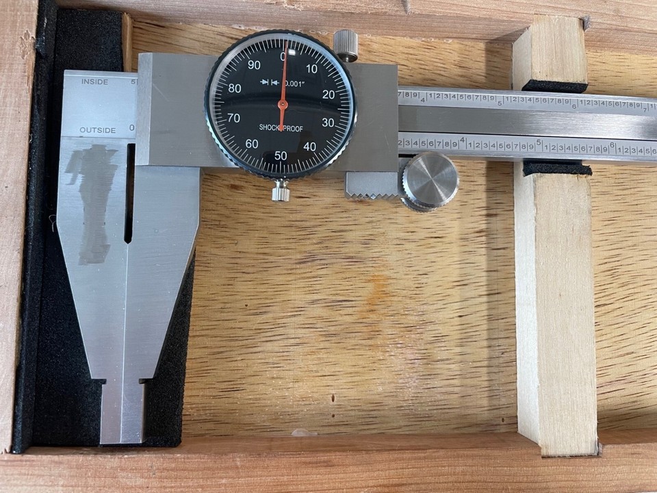 Fowler 52-008-018-0 Extended Range Dial Caliper 0-18" Range .001 ...