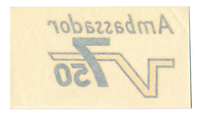 Moto Guzzi V7 750 Ambassador side panel MODEL sticker OLD STOCK brand ...