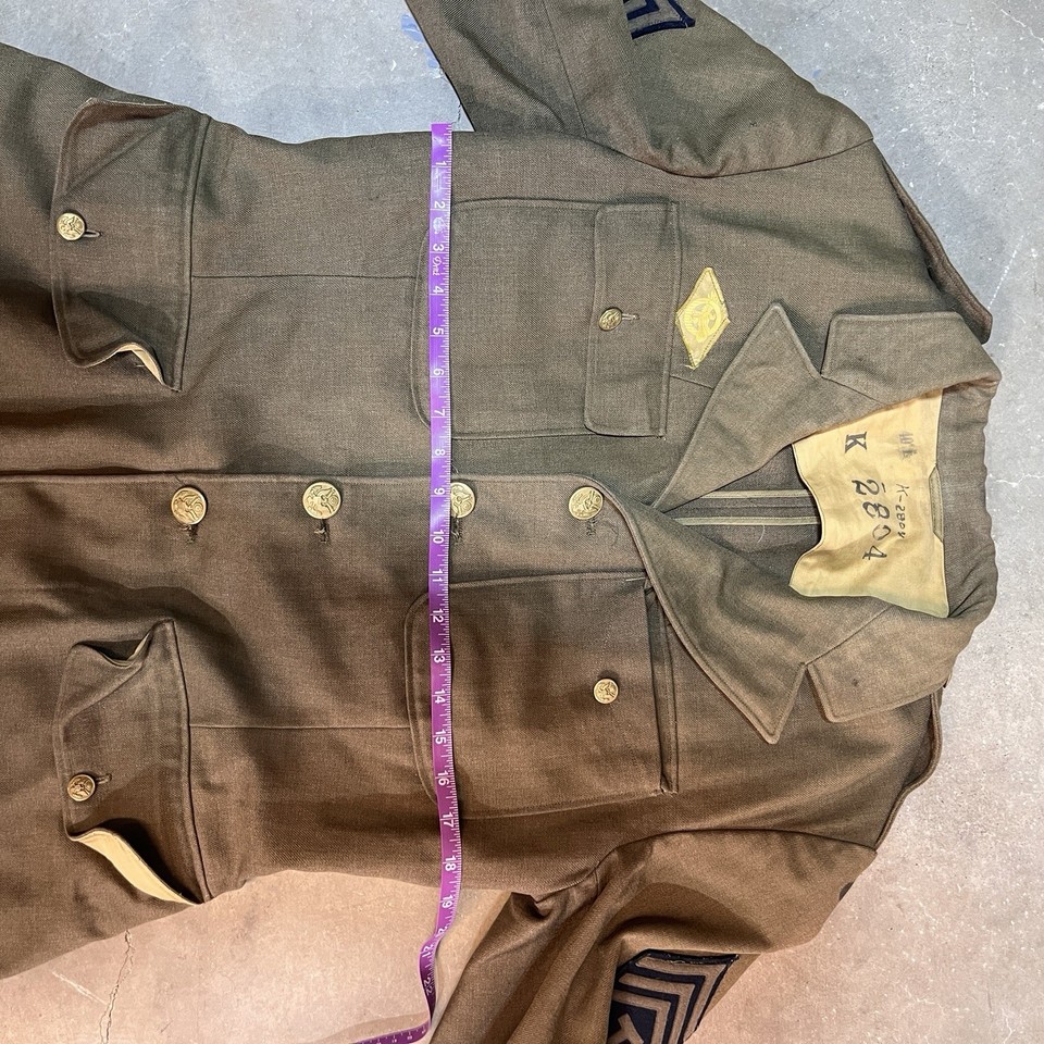 WW2 dated US Army Air Corps Air Force Enlisted Ranks Jacket Uniform ...
