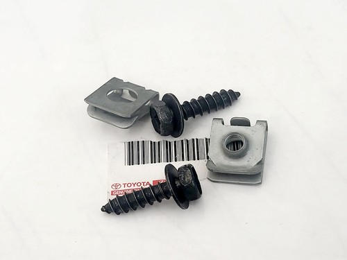 NEW TOYOTA LICENSE PLATE TAB KIT SCION METAL HOLDER SCREW BOLT NUT ...