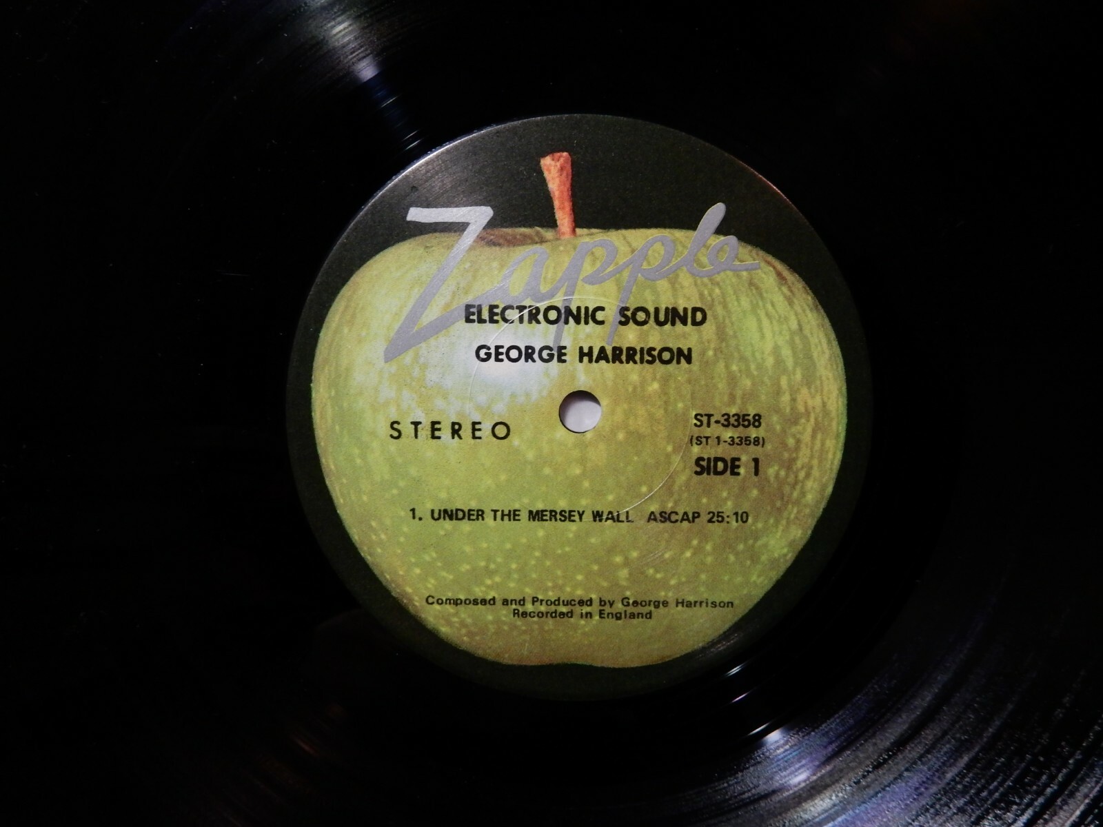 GEORGE HARRISON Electronic Sound LP ZAPPLE 1969 Experimental Moog ...