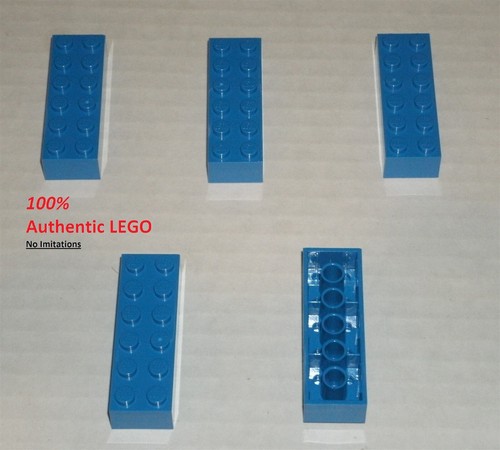 LEGO NEW 2x6 Blue Brick (5x) 4181139 Brick 44237 | eBay