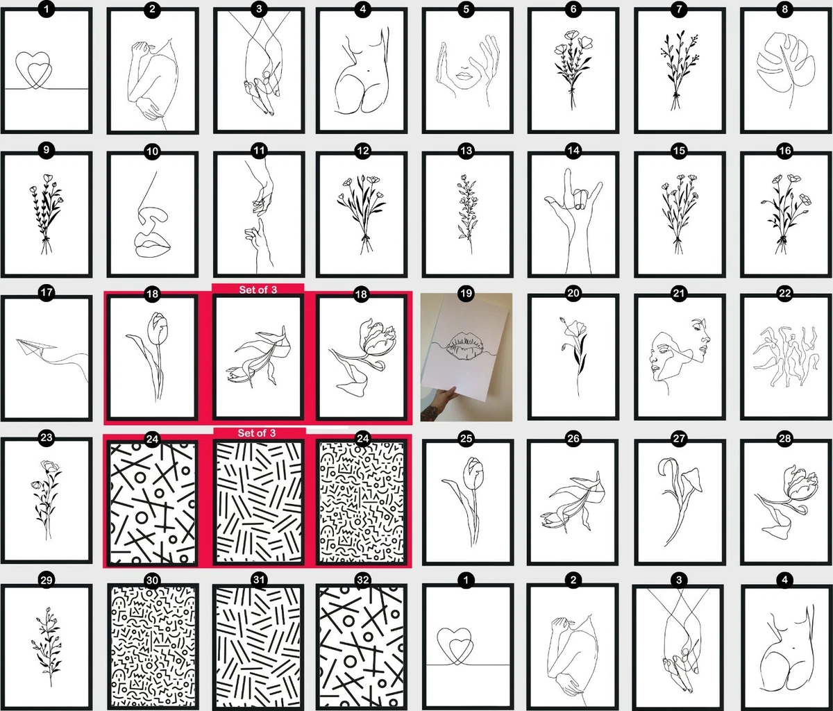 Easy Abstract Line Drawings