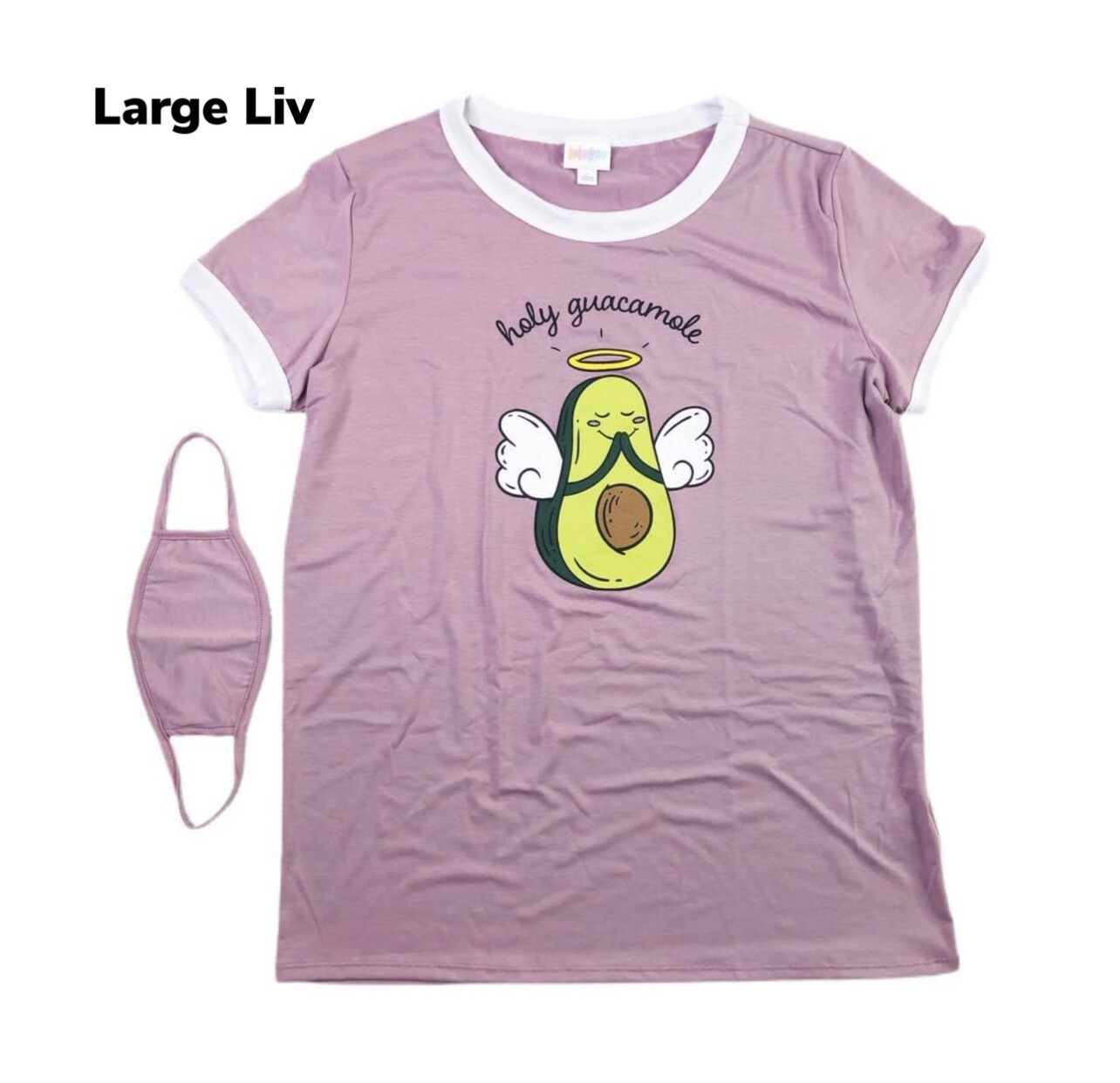 Large LulaRoe Liv Top Holy Guacamole Fits 14/16 | eBay