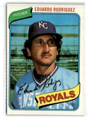 1980 Topps Baseball #273 Eduardo Rodriguez Kansas City Royals | eBay