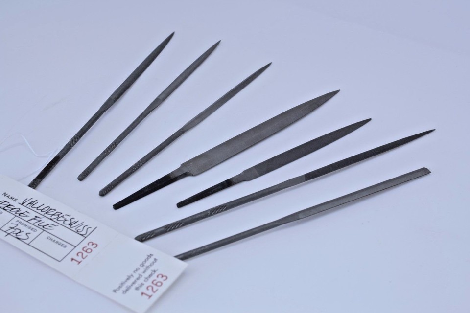 Set of 7 Files Swiss made by VALLORBE, All Cut # 2. lt 1263/3 | eBay