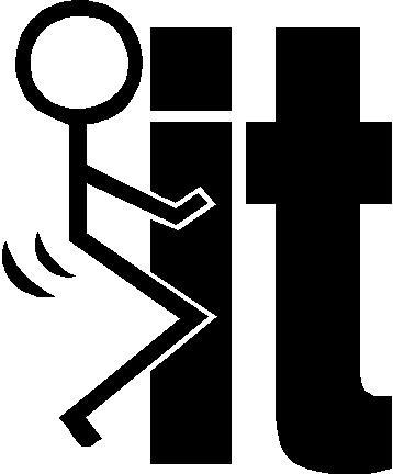 F**K it stick figure decal vinyl window sticker | eBay