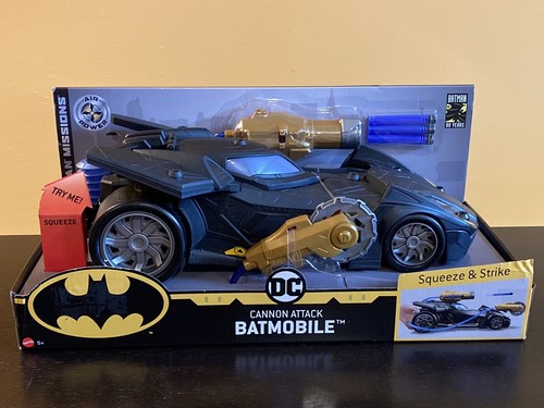 Batman Knight Missions Air Powered Cannon Attack Batmobile 16" Vehicle ...