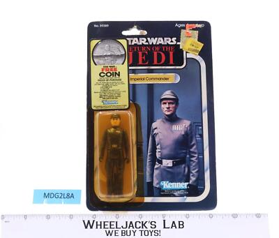 Imperial Commander 65 Back-B Star Wars ROTJ 1983 Kenner Figure NEW MOSC ...
