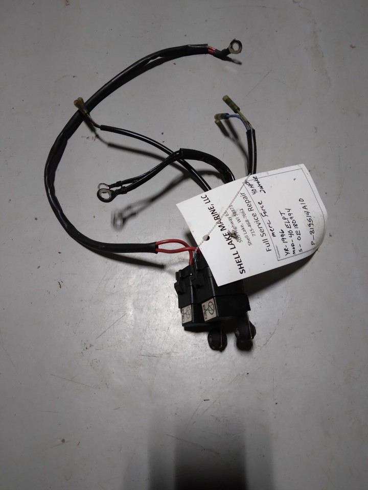 Mercury/ Force 40-50hp relays 821509 and wiring 819514A10 | eBay