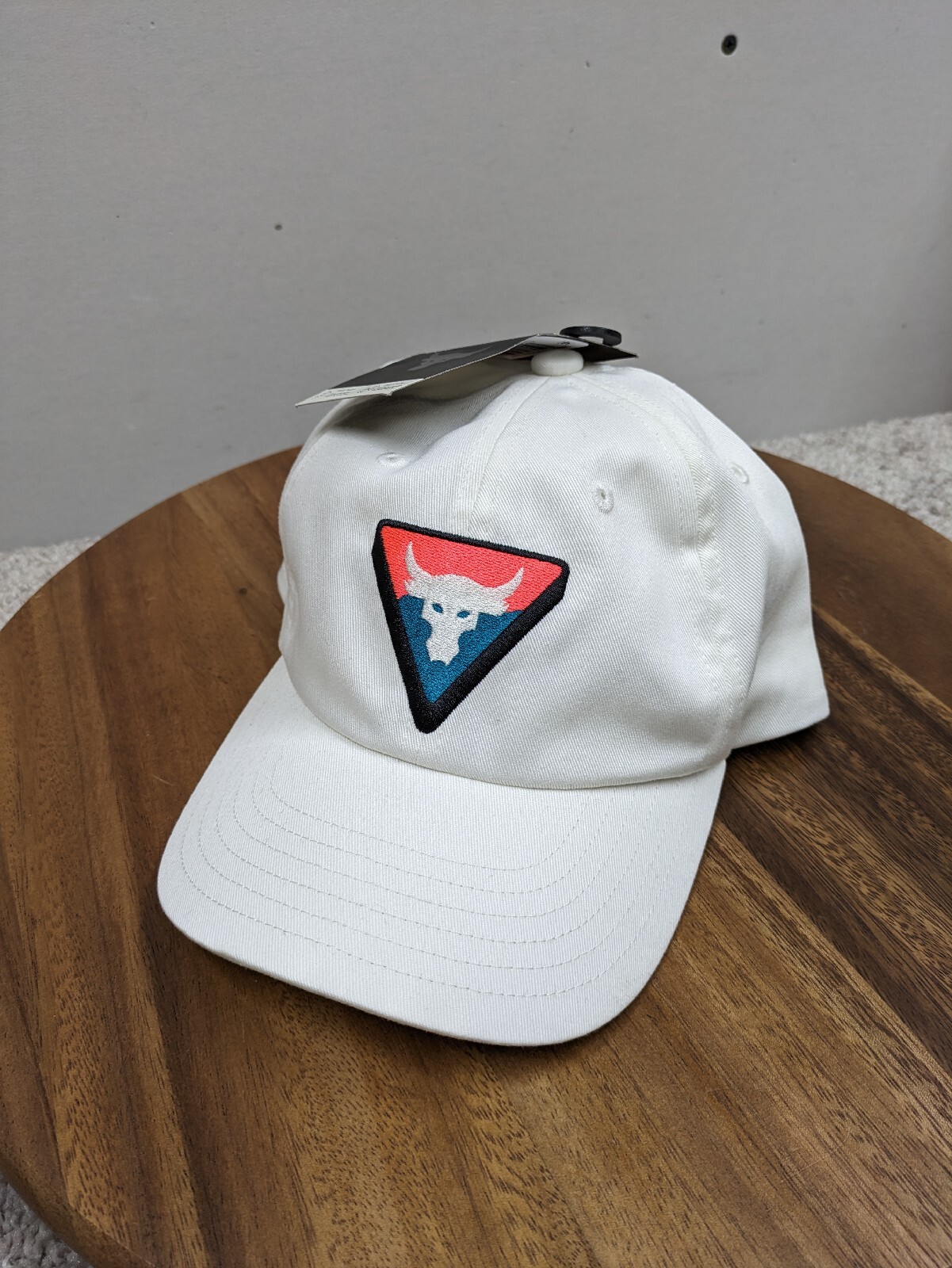 Under Armour Project Rock Hat Dwayne Johnson White OSFM UA FREE FIT NWT ...