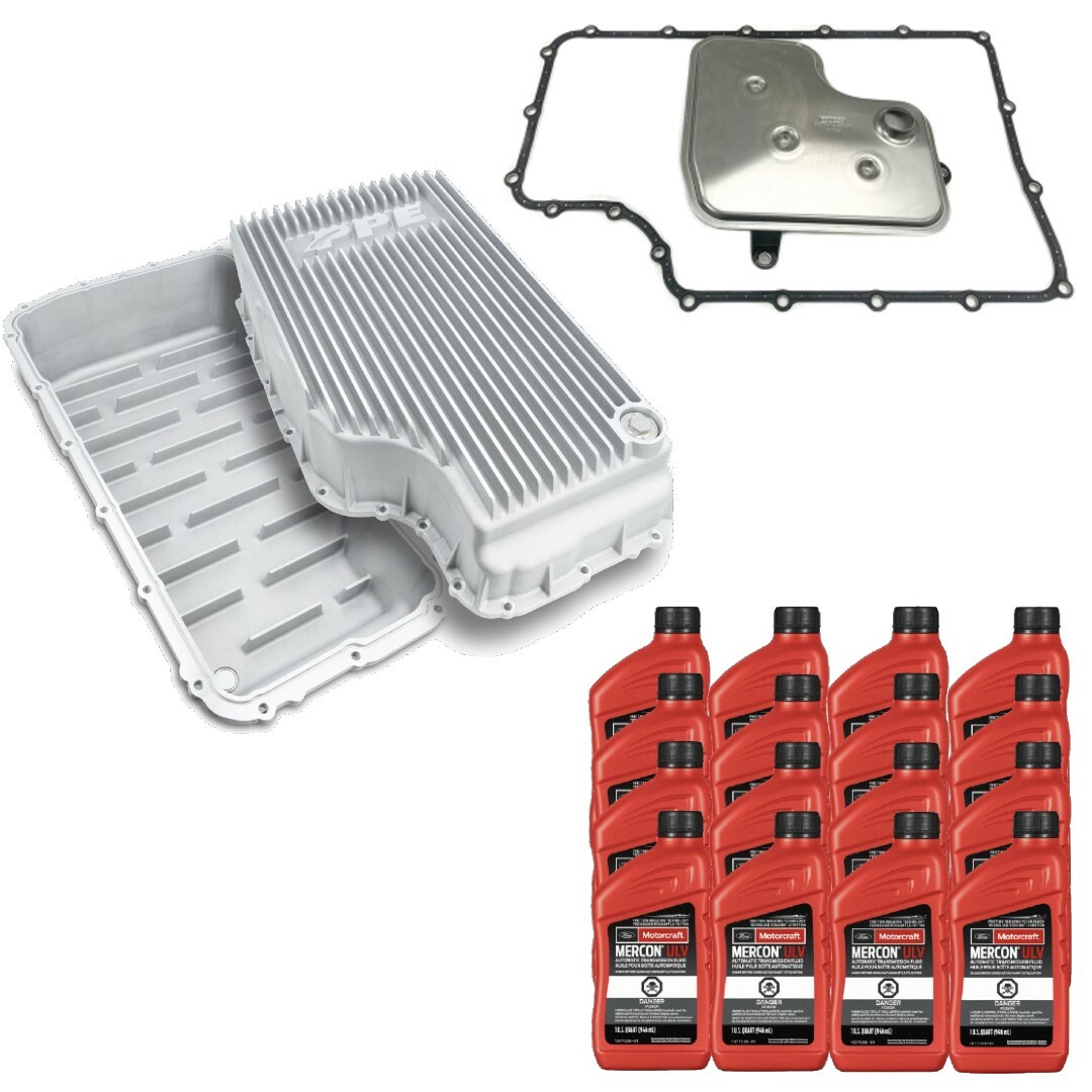 10R140 Transmission Service Kit & PPE Raw Deep Pan For 2020+ Ford F-250 ...