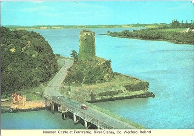 Norman Castle Ferrycarrig River Slaney Wexford Ireland Continental ...
