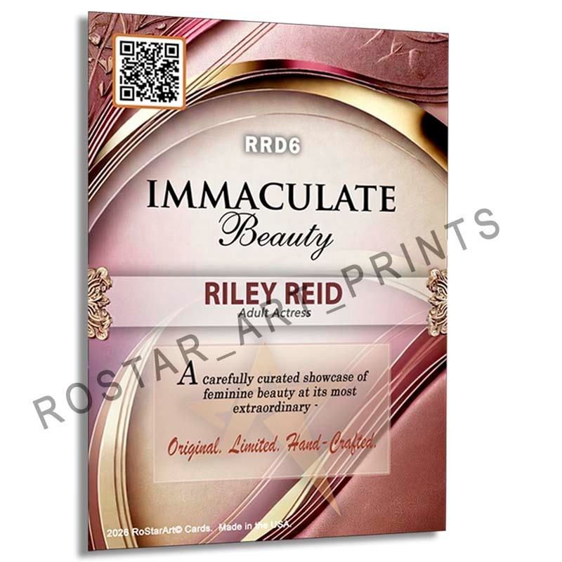 RILEY REID Adult Actress Immaculate Beauty Card GOF Rostar CUSTOM SP ...
