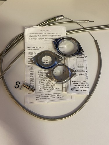 Odyssey Gyro NOS Chrome Kit Including Upper And Lower Cables GT ...