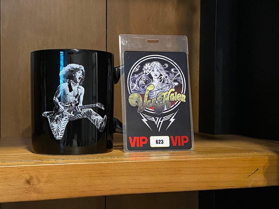 Van Halen Beautiful Girl Laminated Backstage Pass w/ Red Foil ...