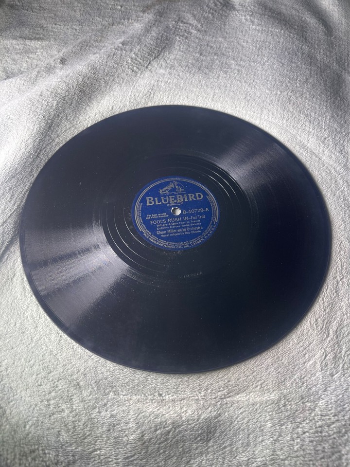 BLUEBIRD Record 78 rpm 10728 YOURS IS MY HEART ALONE / FOOLS RUSH | eBay