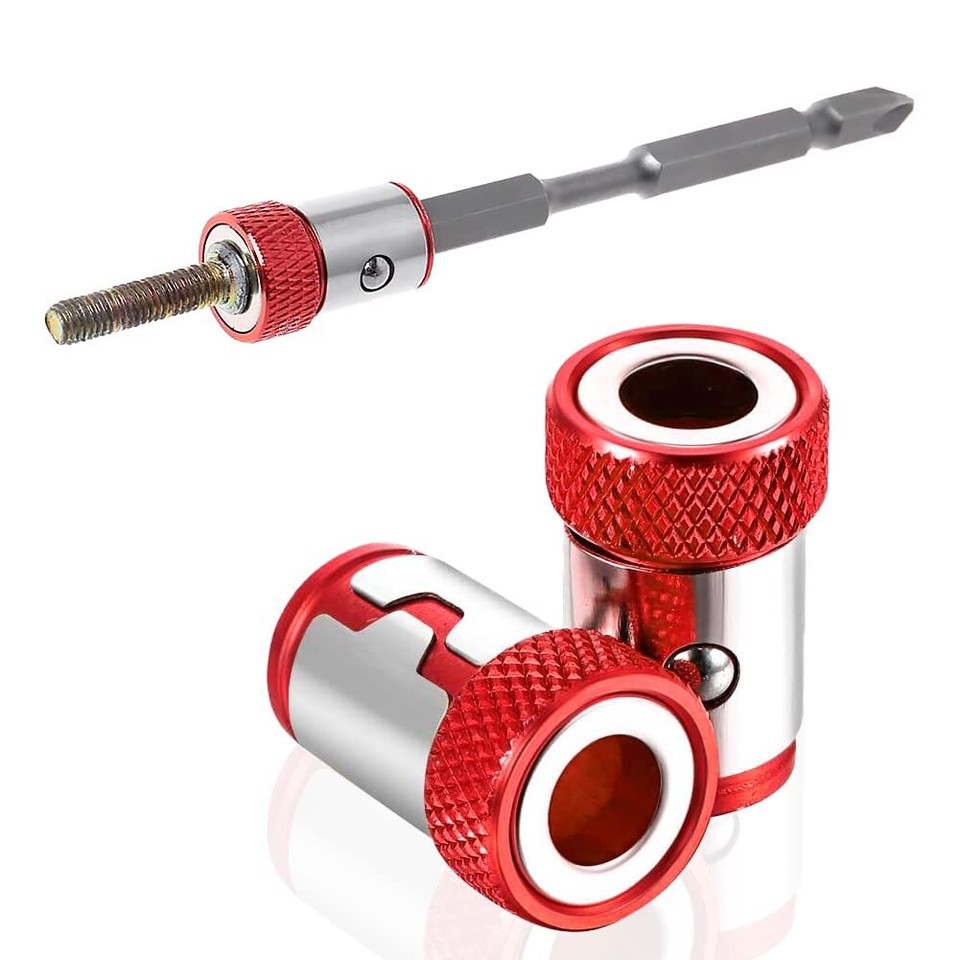 1 Pack Bit Magnetizer Ring Magnetic Screw Holder Rings 1/4 Inch Hex ...