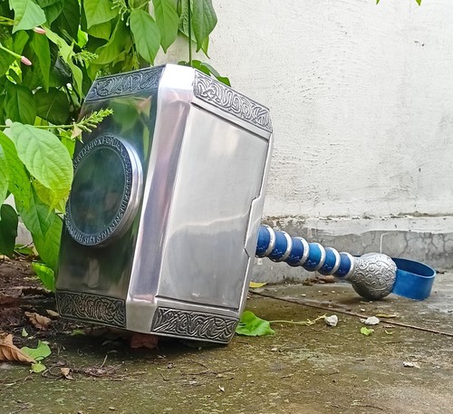 Thor Hammer Mjolnir Full Metal Hammer Full Size Marvel Avengers Replica ...