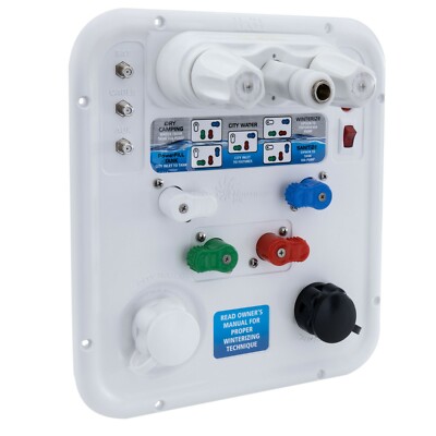 RecPro RV Nautilus P4 Water Management Panel 8-Function City Water Fill ...