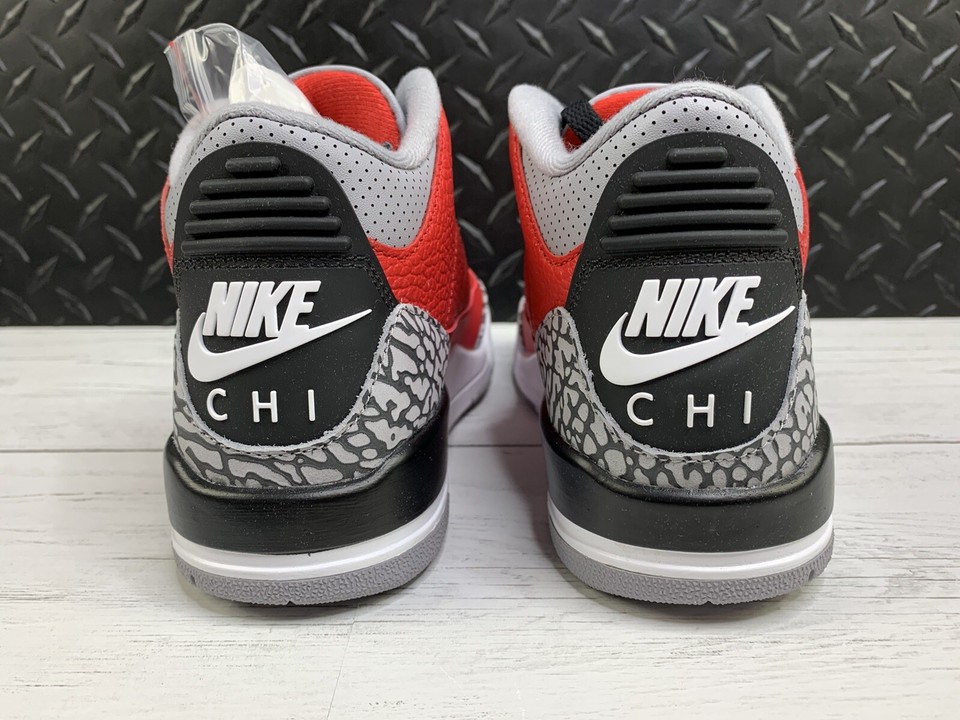 Nike Air Jordan 3 Retro UNITE "CHI" CU2277 600 Men Size 3.5 100% ...