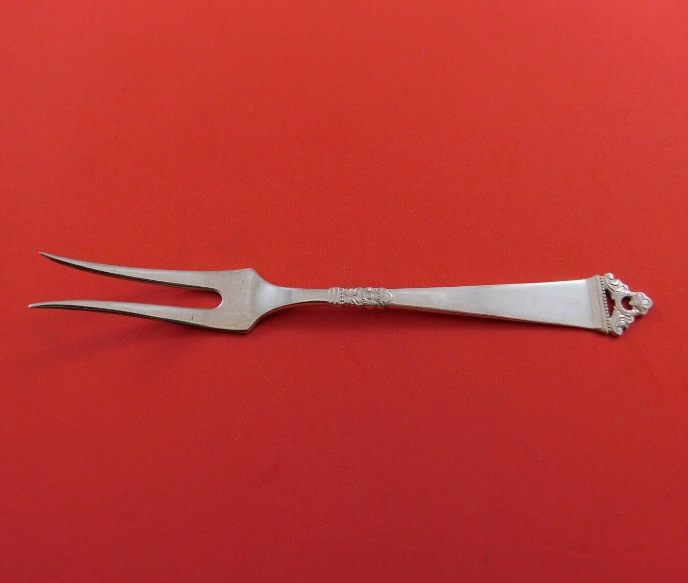 Odel aka Inheritance by Nils Hansen Norwegian .830 Silver Pickle Fork 5 ...