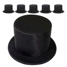 6pcs Miniature Top Hat Mini Doll Hats Mini Snowman Hats Craft ...
