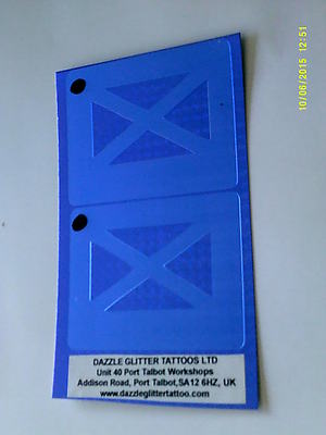 Scotland cross face paint stencil packs Wholesale bulk rugby Scottish ...