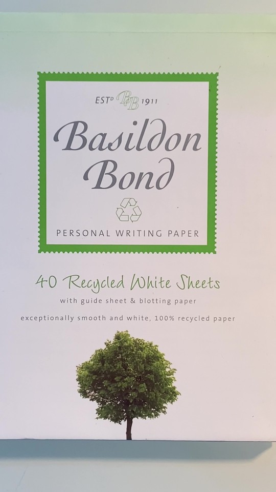 [ 3 PADS ] Basildon Bond Writing Pad Set 40 White Paper Sheets ...