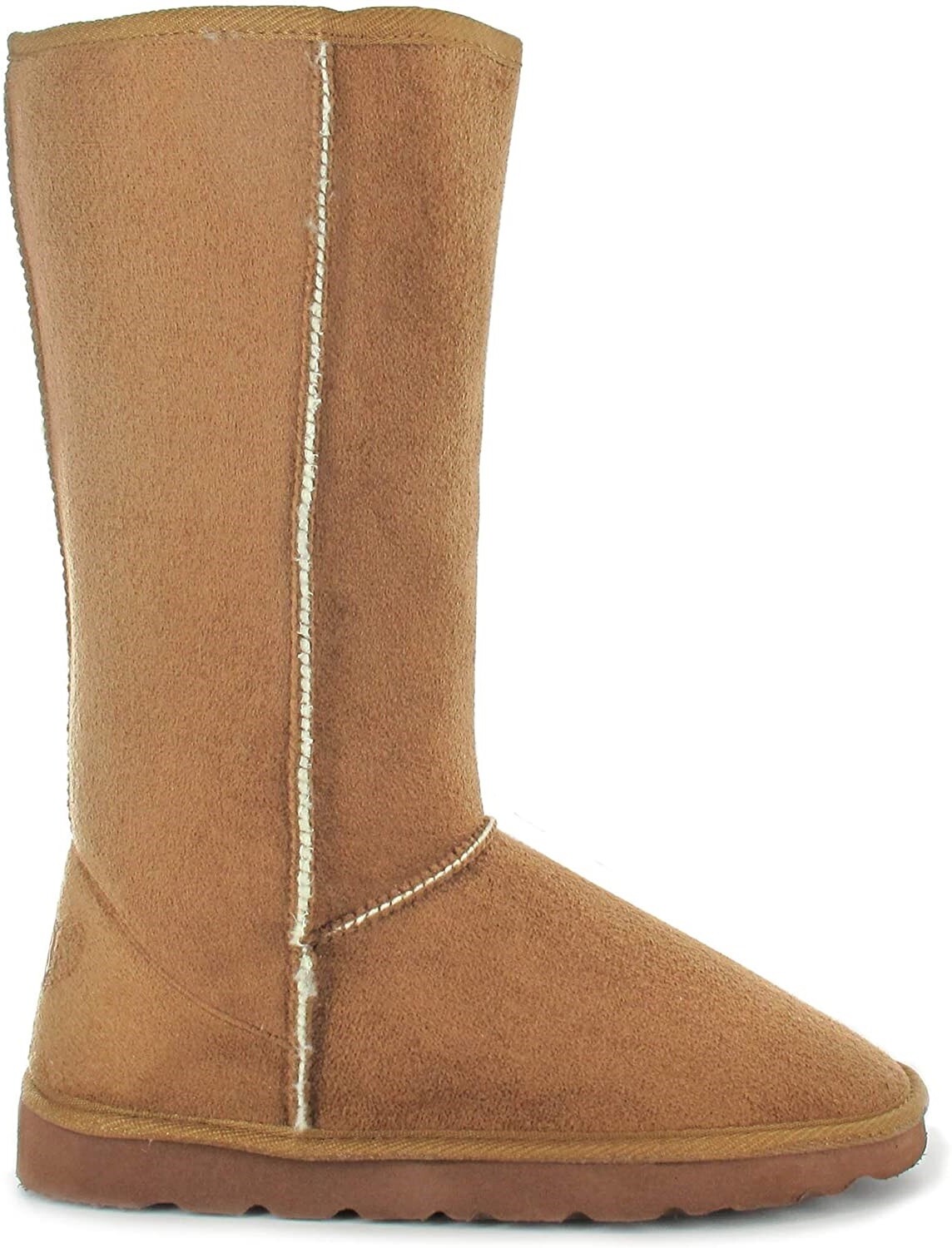 Ladies Ella Winter Boots Womens 'Hug' Faux Fur Sheepskin Tall Warm Cosy ...