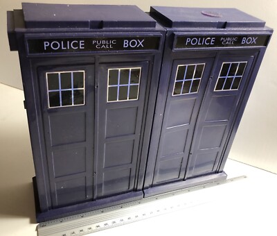 2 Vintage Dr WHO Police Public Call Boxes Plastic | eBay