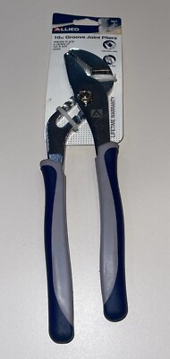 Allied 10 In Groove Joint Pliers Adjustable/Comfort Grip 0” 90537 | eBay